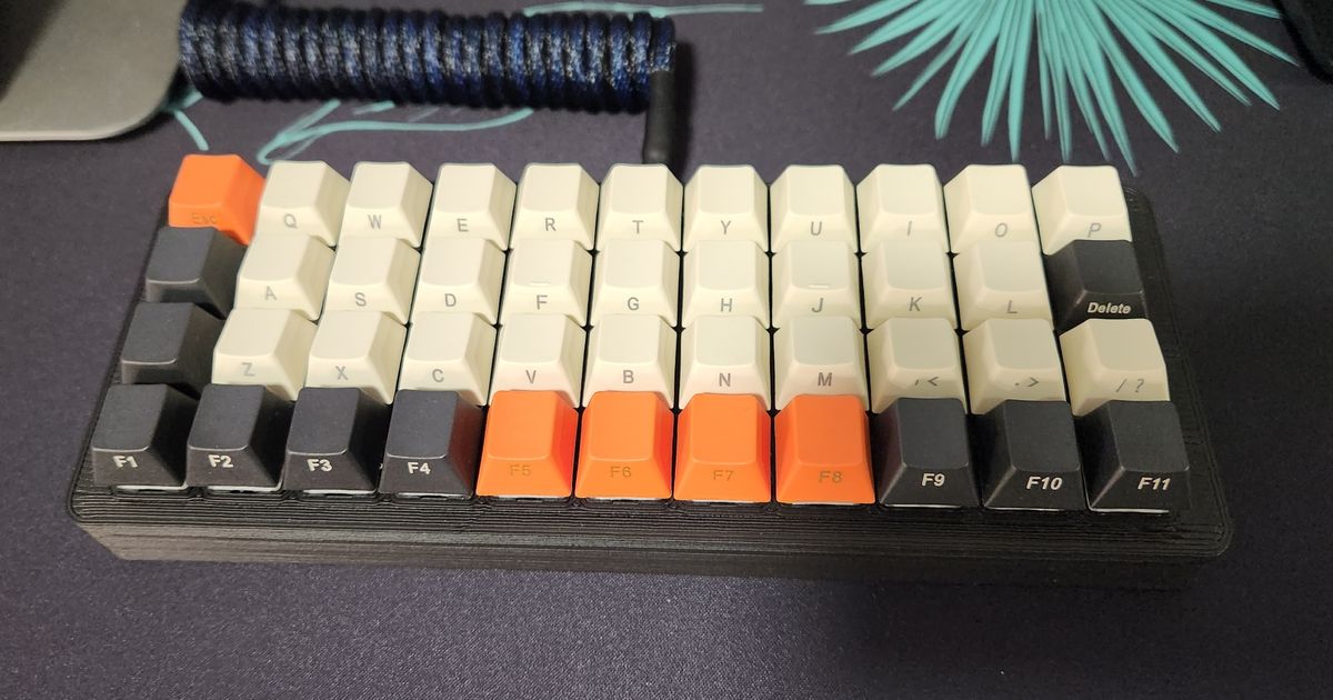 ATOMiK, A Tiny Ortholinear MechanIcal Keyboard by Gabgra11 | Download ...