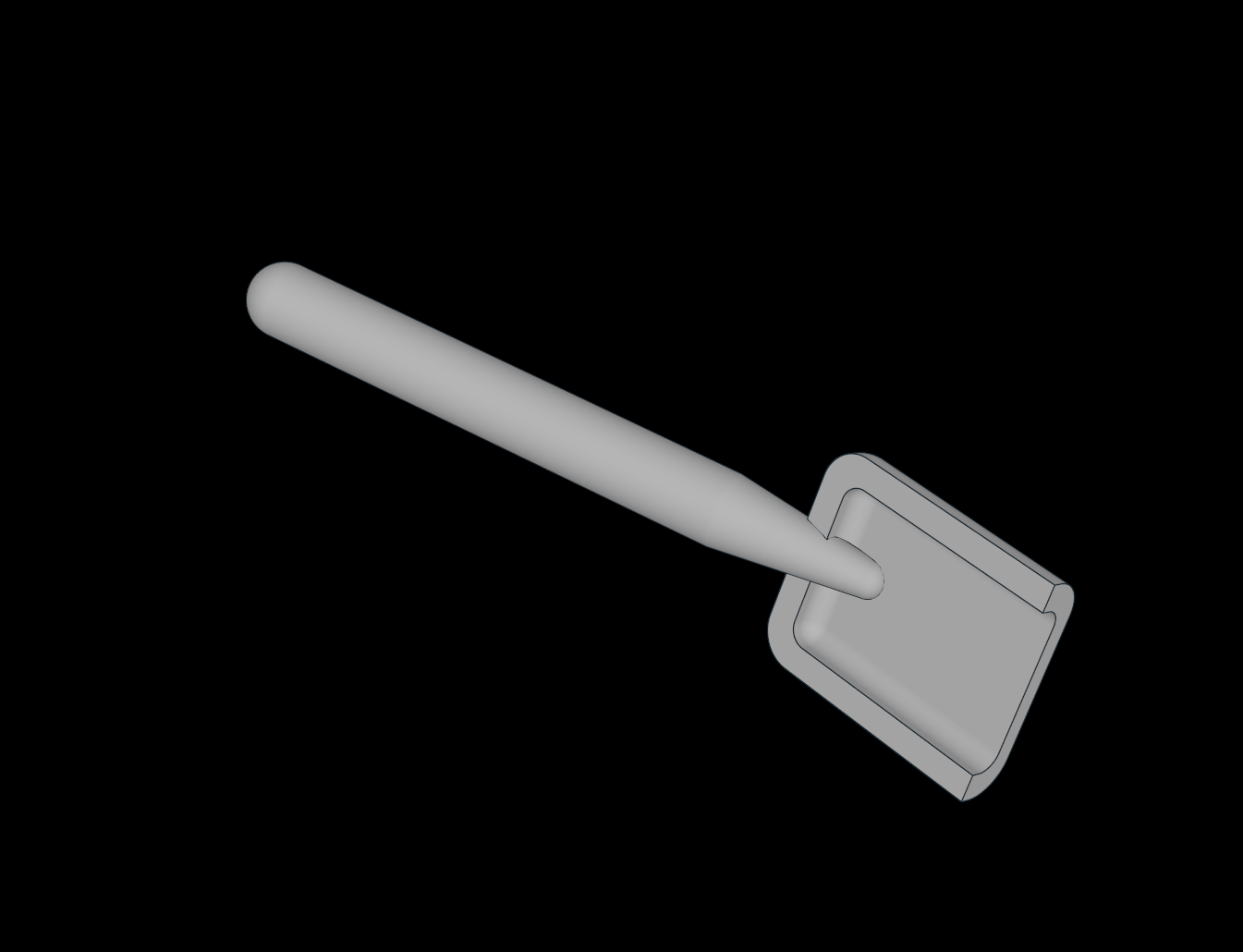 Lego Compatible (3837.dat) Minifig Shovel by thall72 | Download free STL model | Printables.com