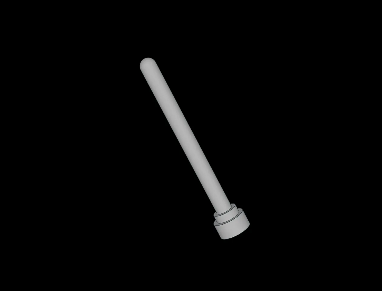 Lego Compatible (3957.dat) Antenna 4H with Rounded Top by thall72 ...