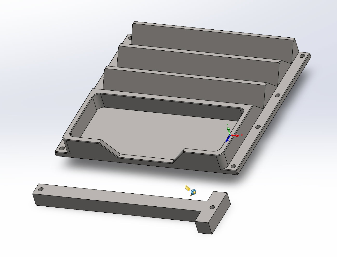 Milling Machine Tool Tray by VicFo | Download free STL model ...