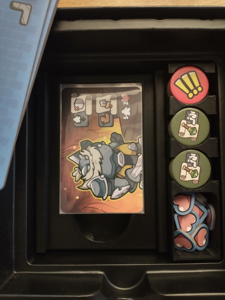 Keep the Heroes Out - alternative tray for the difficulty cards by Pulp ...