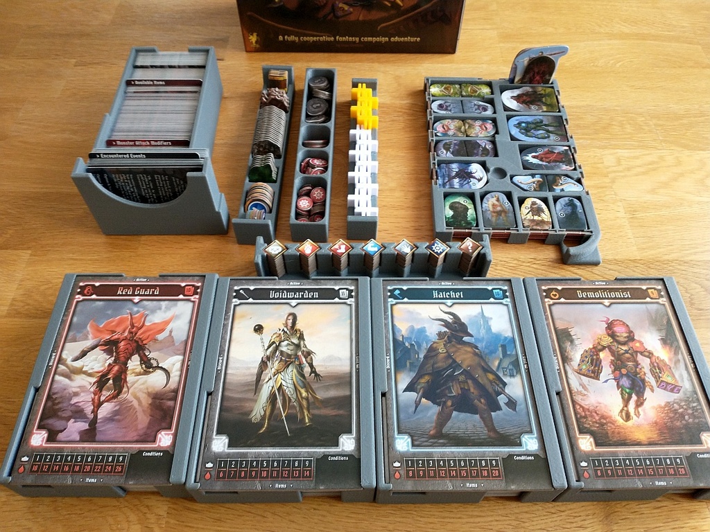 Gloomhaven: Jaws of the Lion Boardgame Box Inserts by Pulp | Download ...