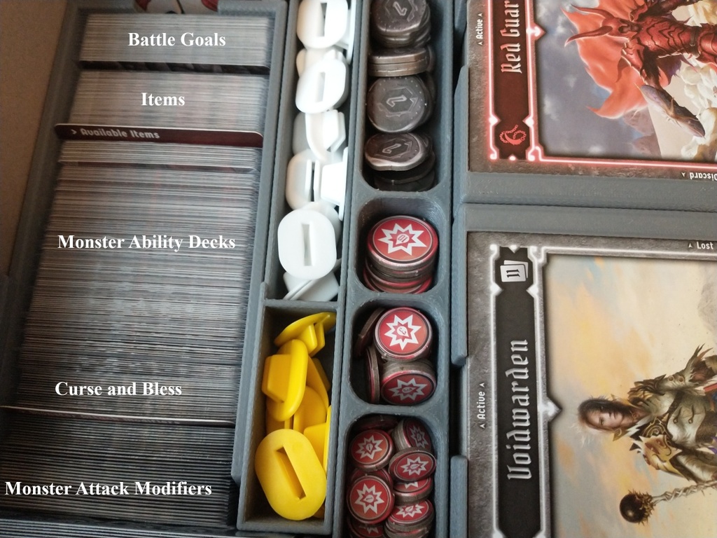Gloomhaven: Jaws of the Lion Boardgame Box Inserts by Pulp | Download ...