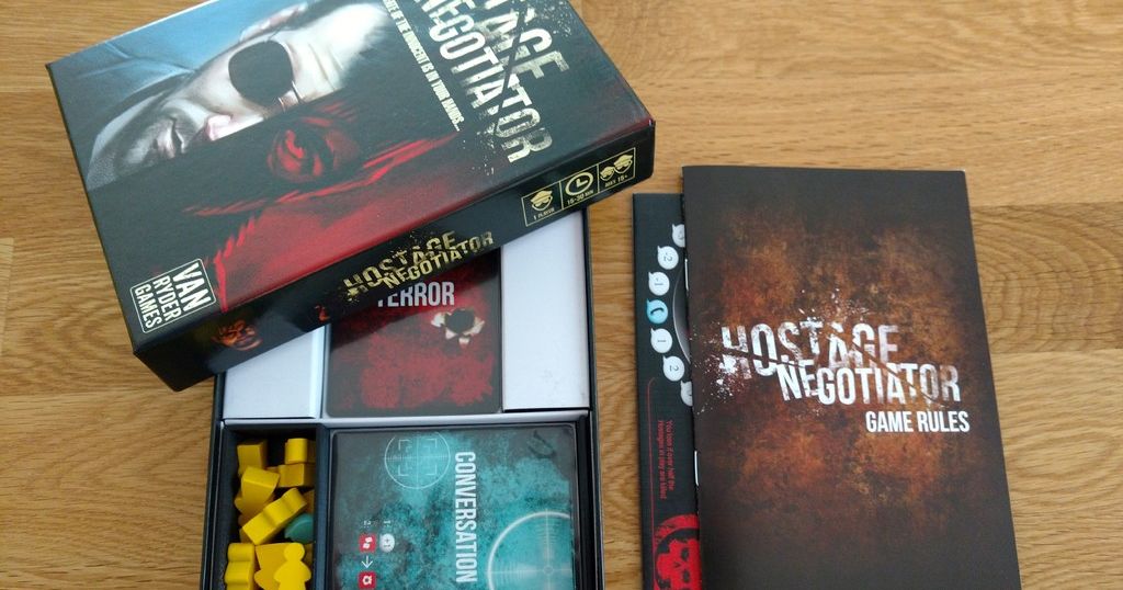 Hostage Negotiator Boardgame Box Insert (Van Ryder Games) by Pulp ...