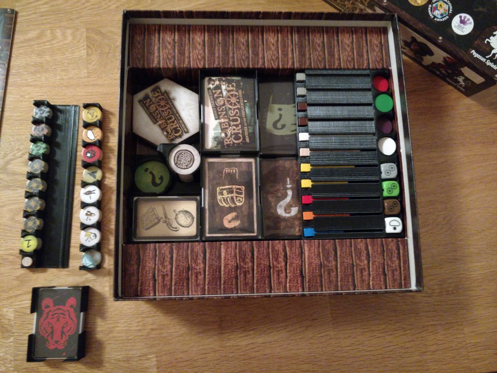 Robinson Crusoe Boardgame Box Inserts (Pegasus) by Pulp | Download free ...