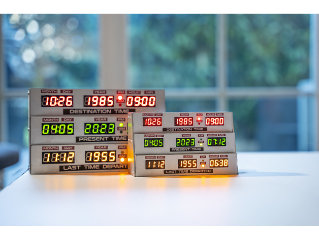 MINI Back to the future clock by Jéjé l'ingé | Download free STL model ...