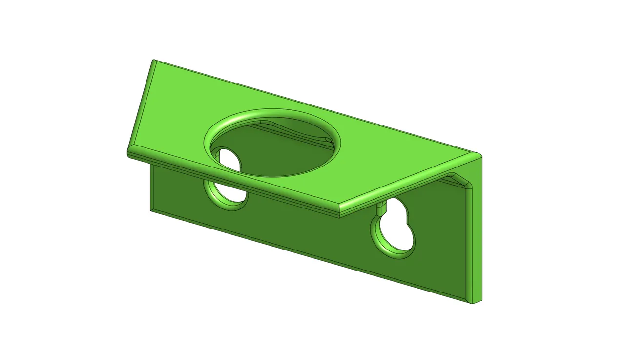 Single Cup Feeding Ledge for Geckos by sketchtwitch | Download free STL ...