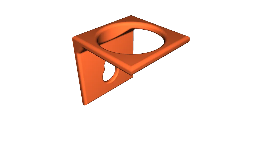 Single Cup Feeding Ledge for Geckos by sketchtwitch | Download free STL ...