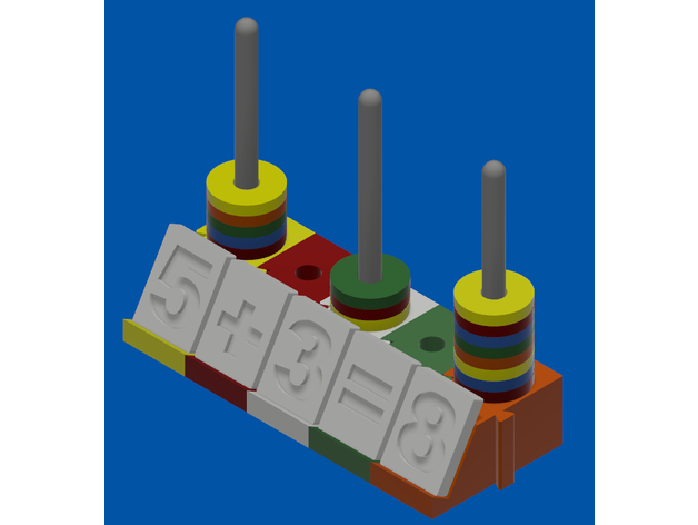 Math game for kids by serdartaylan | Download free STL model ...