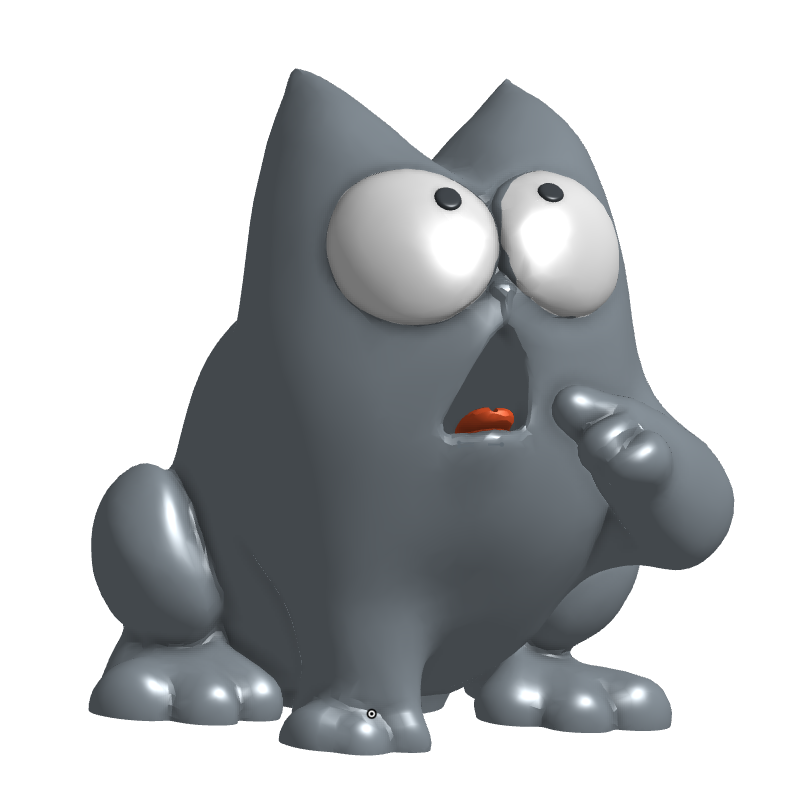 Hungry Simon's cat coinbank by Petr Mitiska | Download free STL model ...