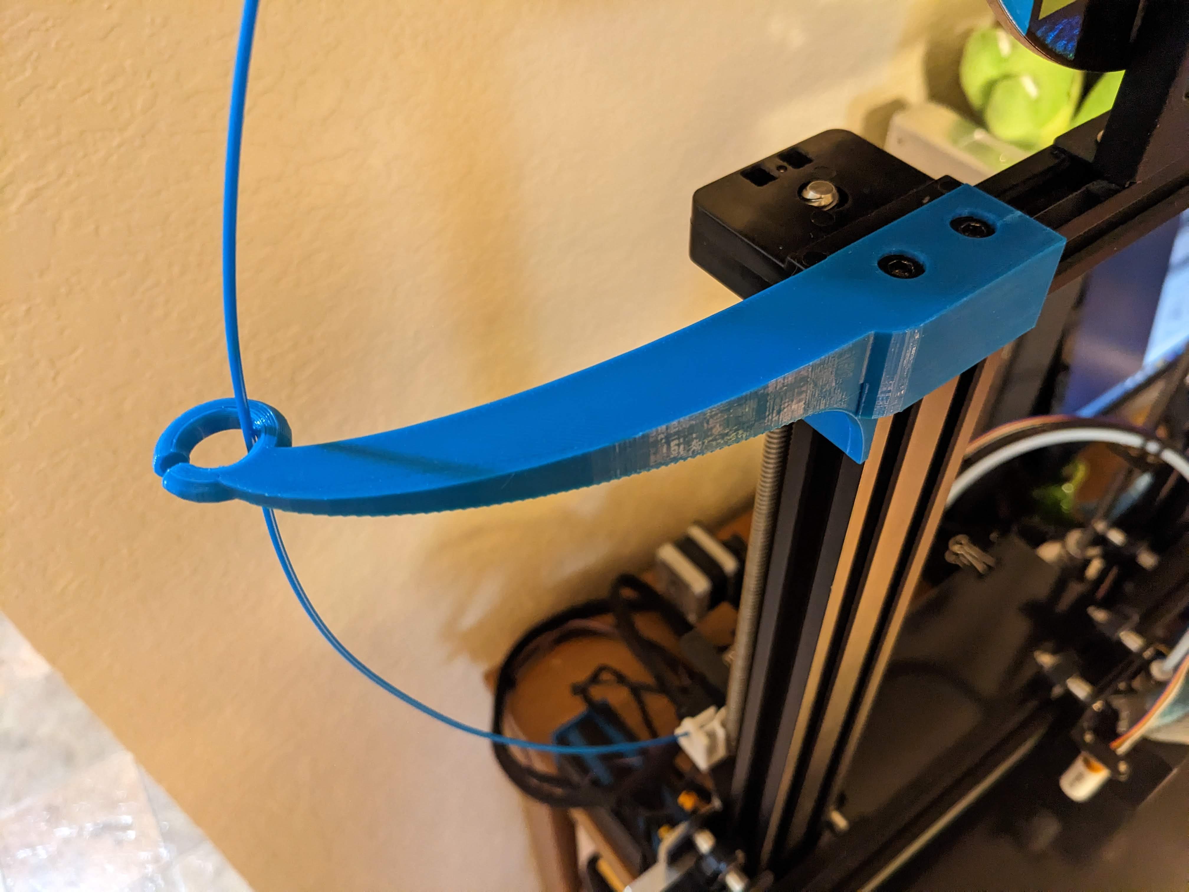 Screw-on filament guide for dual-Z Ender 3 by mattuubrown | Download ...
