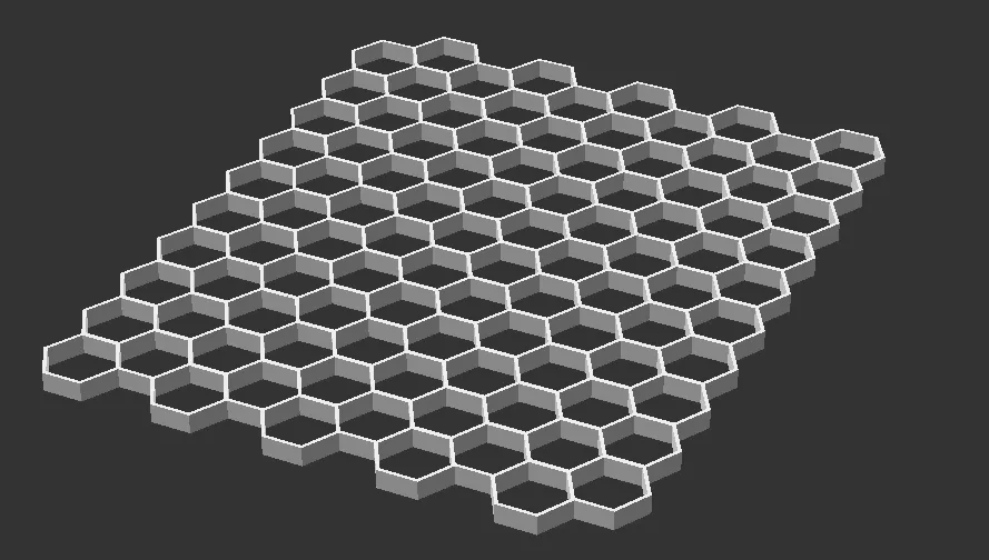 Simple scad hexagonal cylinder tile by nfd | Download free STL model ...
