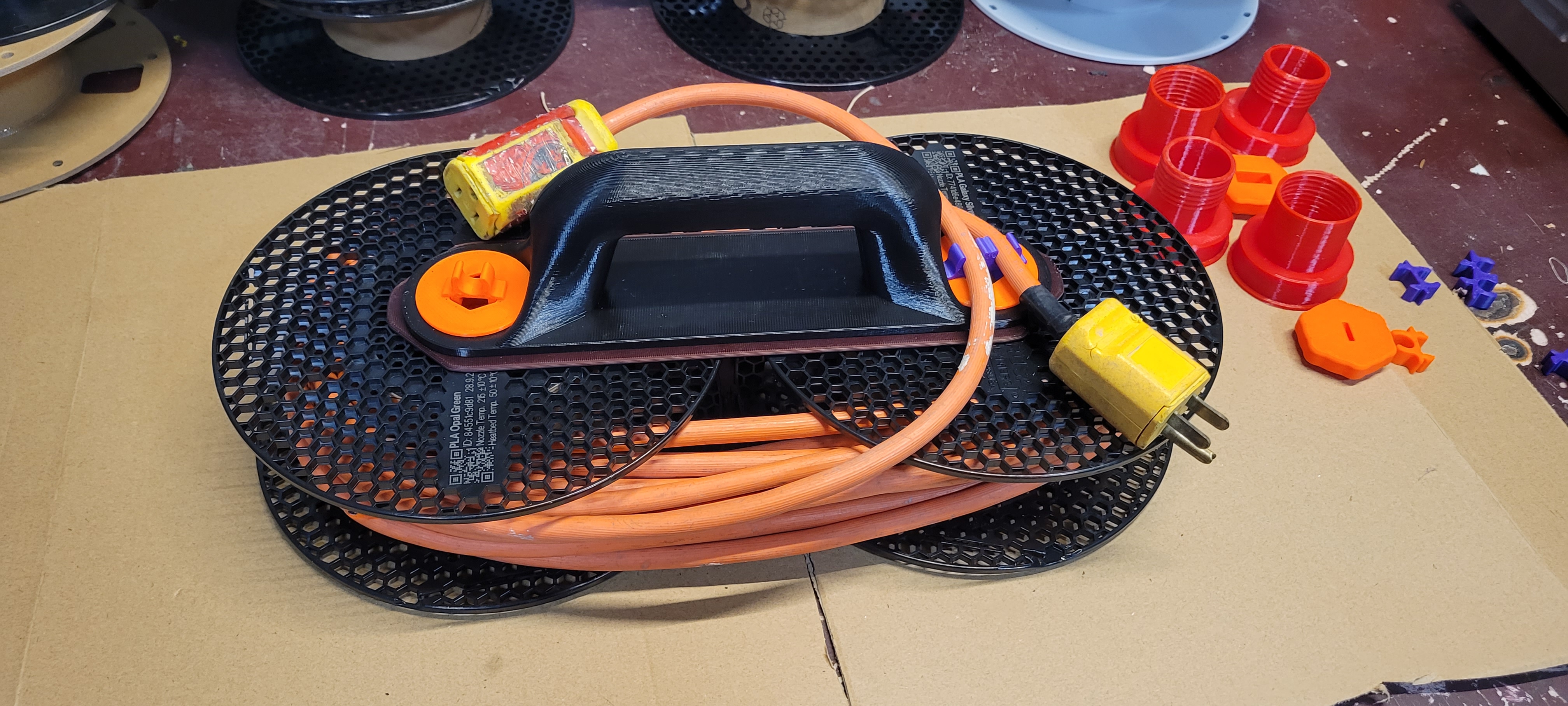 Dual Spool Cord Wrap by Garage_Tinkerer | Download free STL model ...