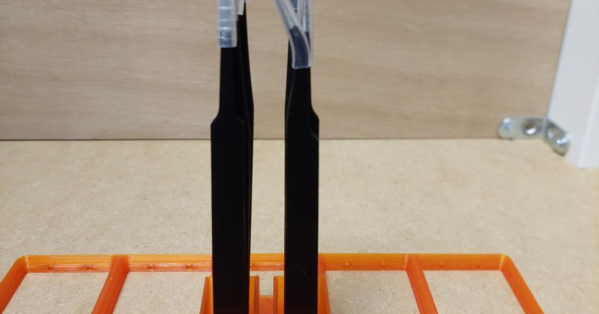 #gridfinity for 6 tweezers by SuperNitram | Download free STL model ...