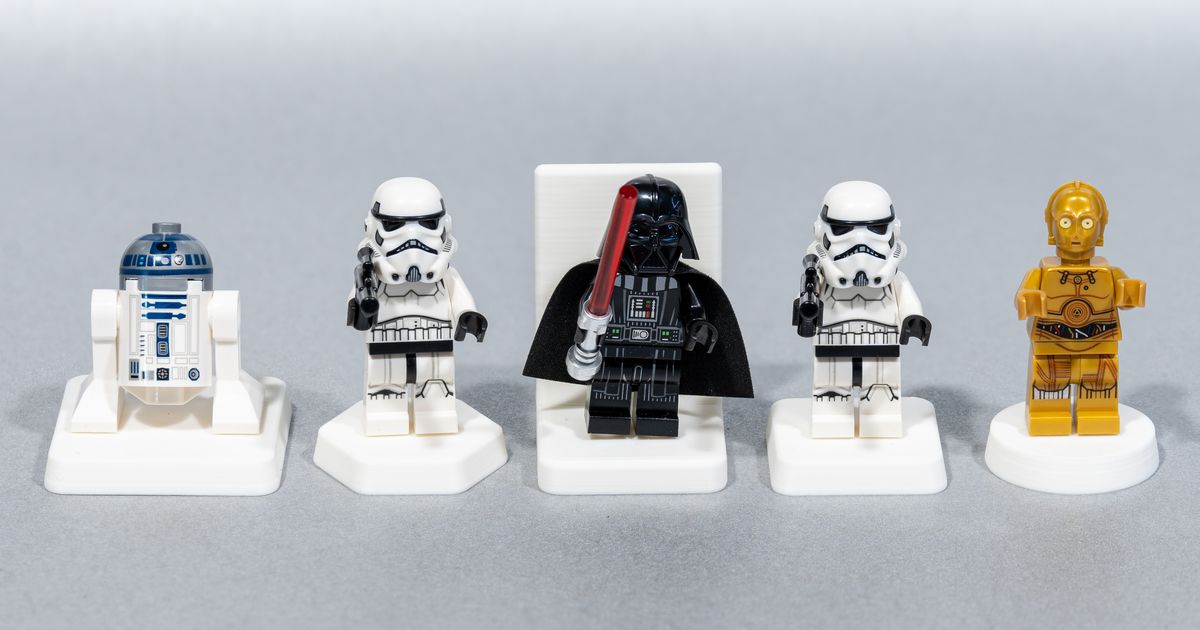 Minifigure Base (Stands) by sonnyc | Download free STL model ...