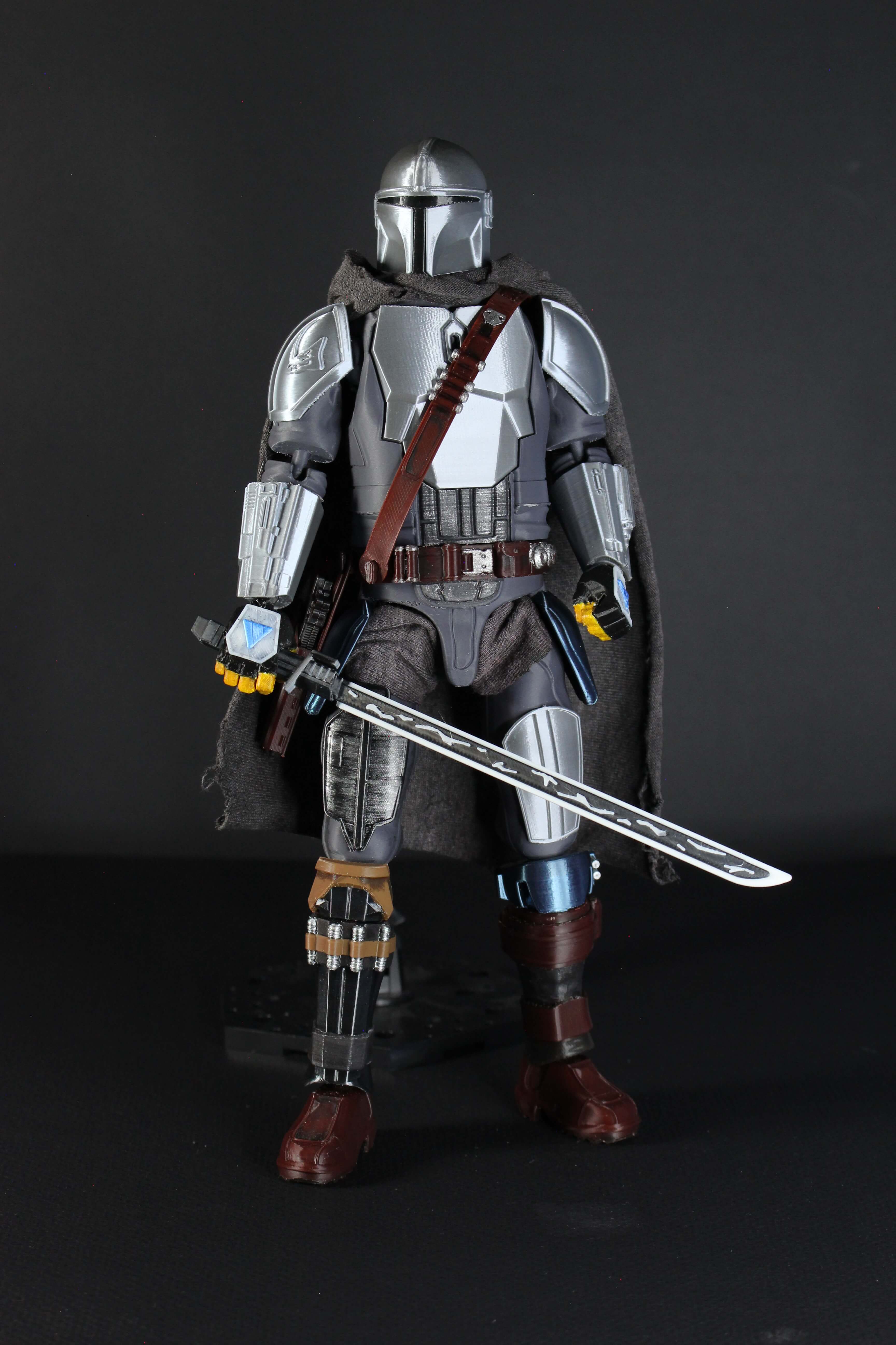 The Mandalorian Articulated Figure - Star Wars por OpenFigure3D ...