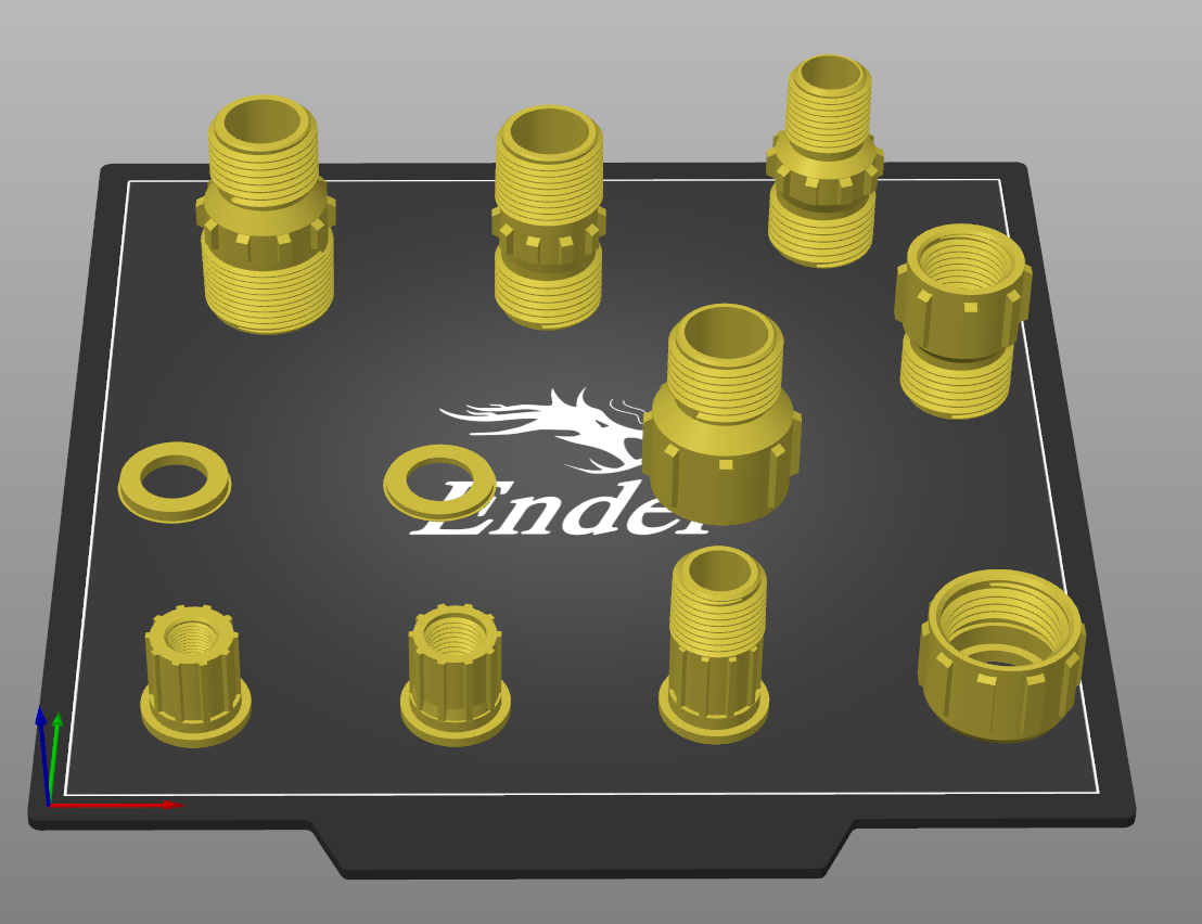 Garden Hose GHT to NPT Pipe Thread Adapter par Thing Werks ...