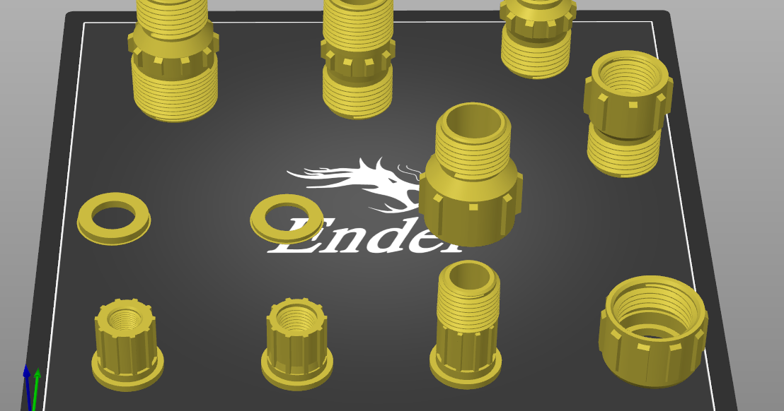 Garden Hose GHT to NPT Pipe Thread Adapter par Thing Werks ...