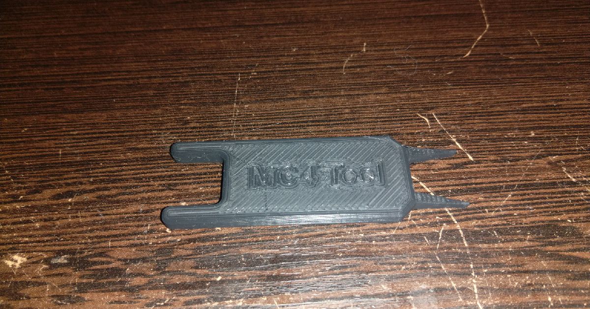MC4/QC4 Tool by KaraB | Download free STL model | Printables.com