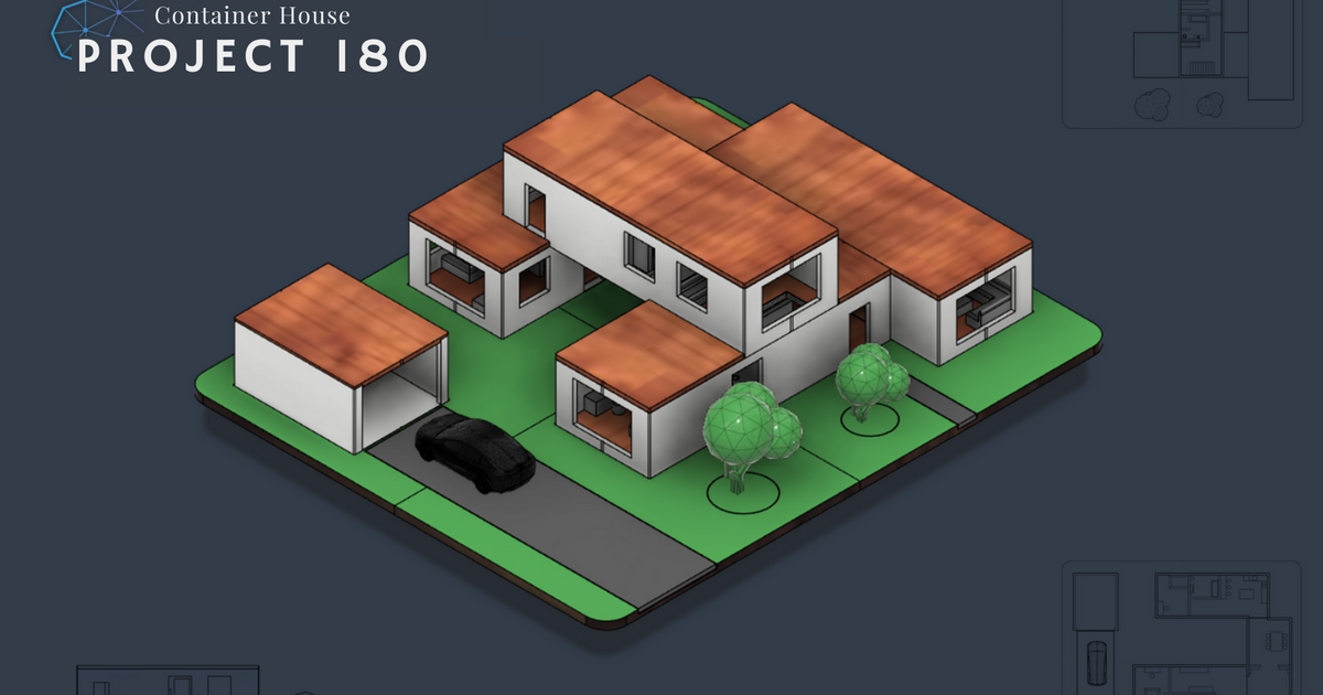 Container House Project 180 by CLOUDLR | Download free STL model ...