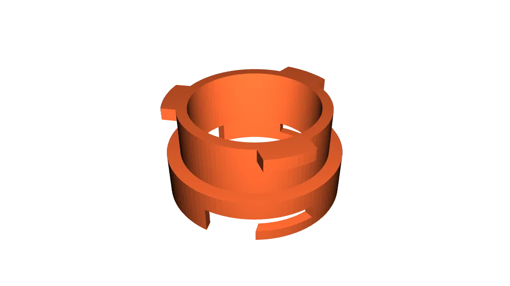 Dosing funnel for 54mm by Mig | Download free STL model | Printables.com