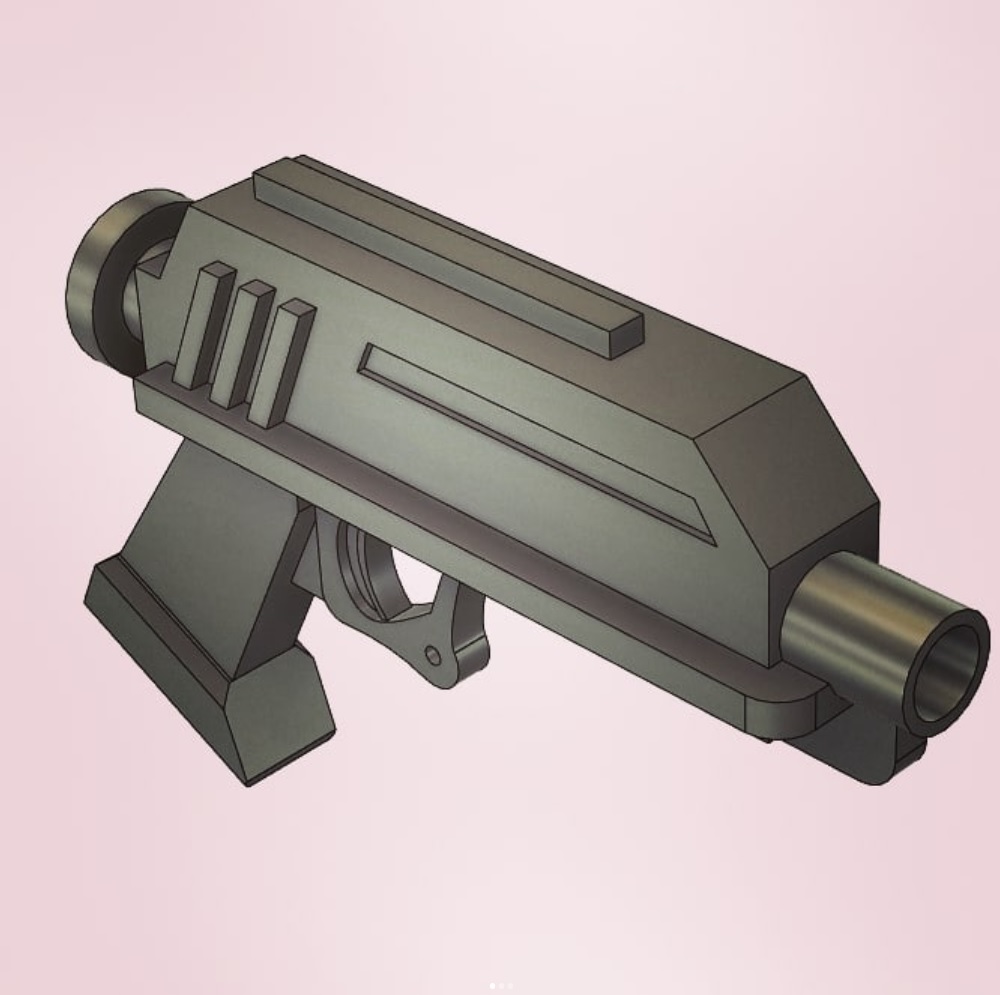 DC-17 Blaster Animated Style by Nordic_Rex | Download free STL model ...