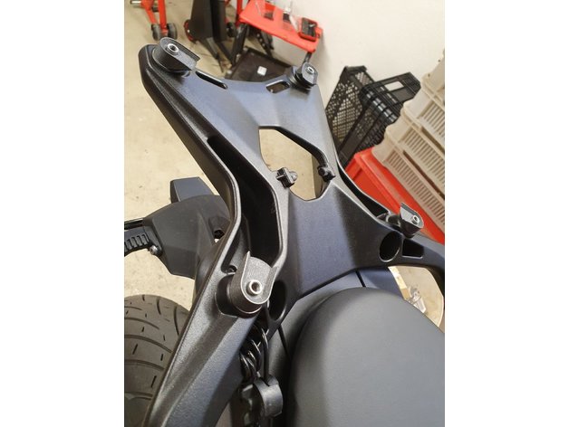 BMW S1000XR SW motech tankbag rear seat adapter by Jan Pravda ...