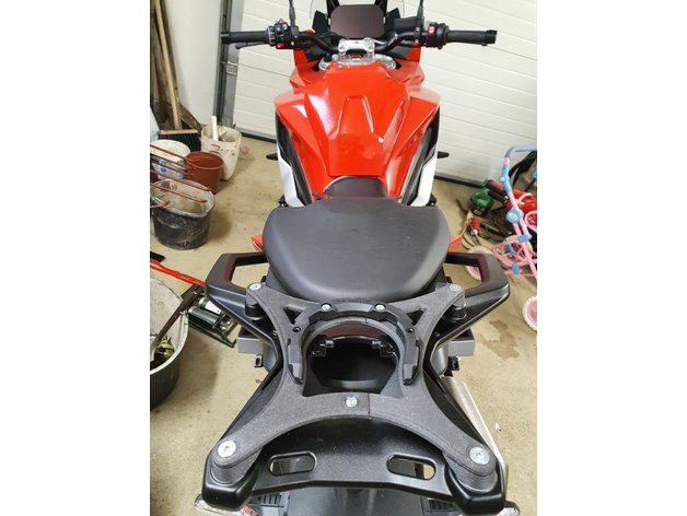 BMW S1000XR SW motech tankbag rear seat adapter by Jan Pravda ...