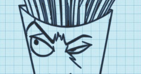 FRY LOCK - ATHF - WALL ART by Ogama Industries | Download free STL ...