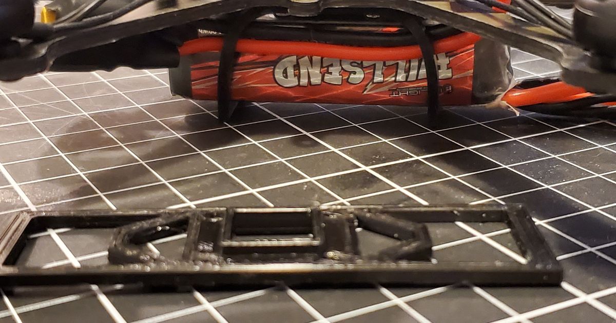 3S battery holder 16x16 by 406FPV | Download free STL model ...