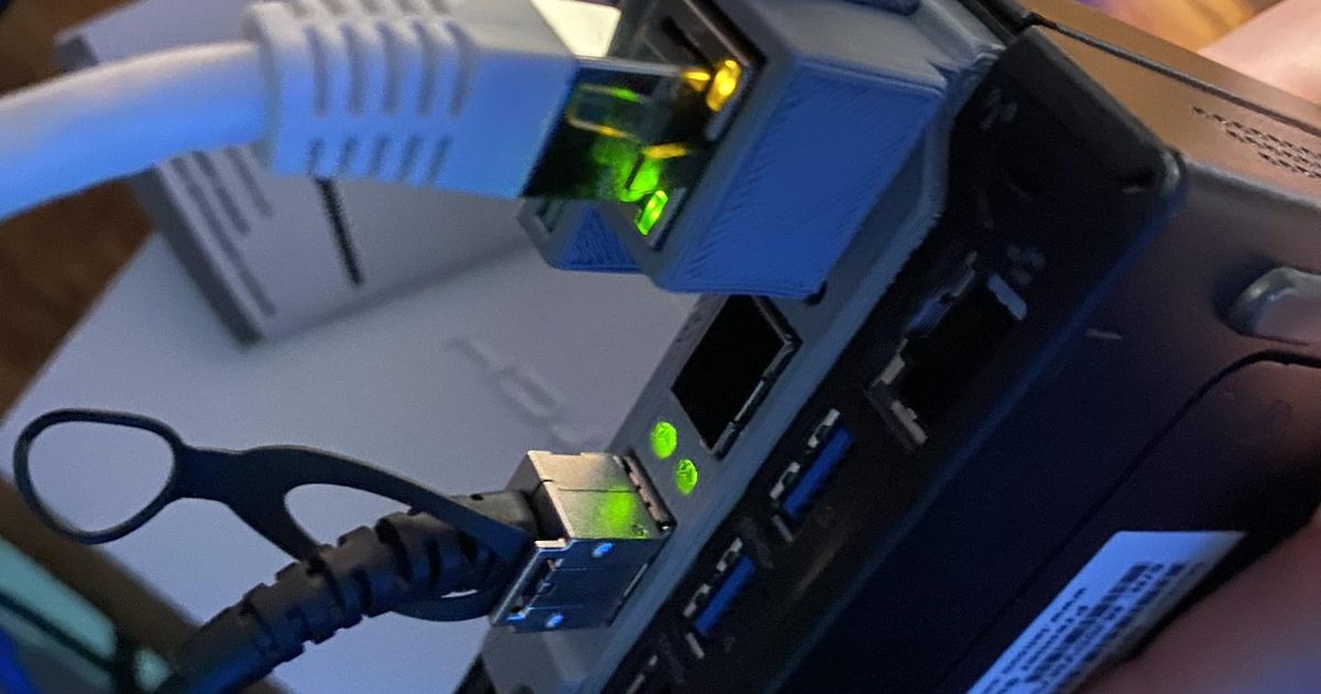 Lenovo Tiny PC - Baffle, RJ45 Shell (M720q, etc) by semicole | Download ...