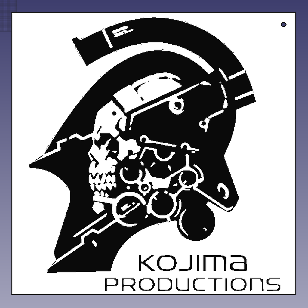 Kojima Productions logo by hardly | Download free STL model ...
