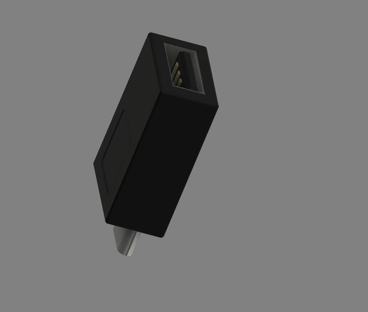 USB A Socket to USB C Plug Adapter von Wiseone | Kostenloses STL-Modell ...