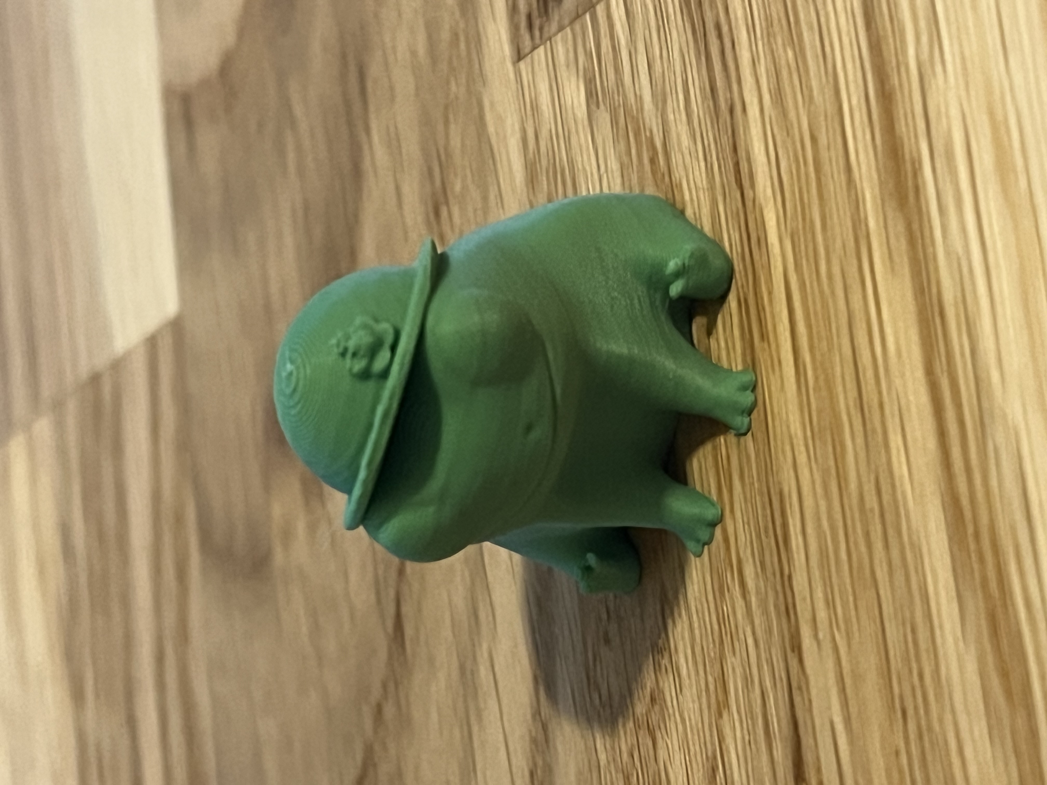 Fred the Frog but with a Sun Hat by fishnxt | Download free STL model ...