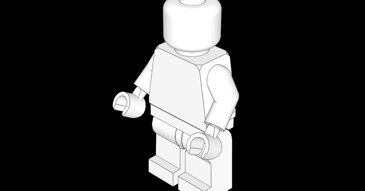 Lego Compatible Classic Minifig Complete by thall72 | Download free STL ...
