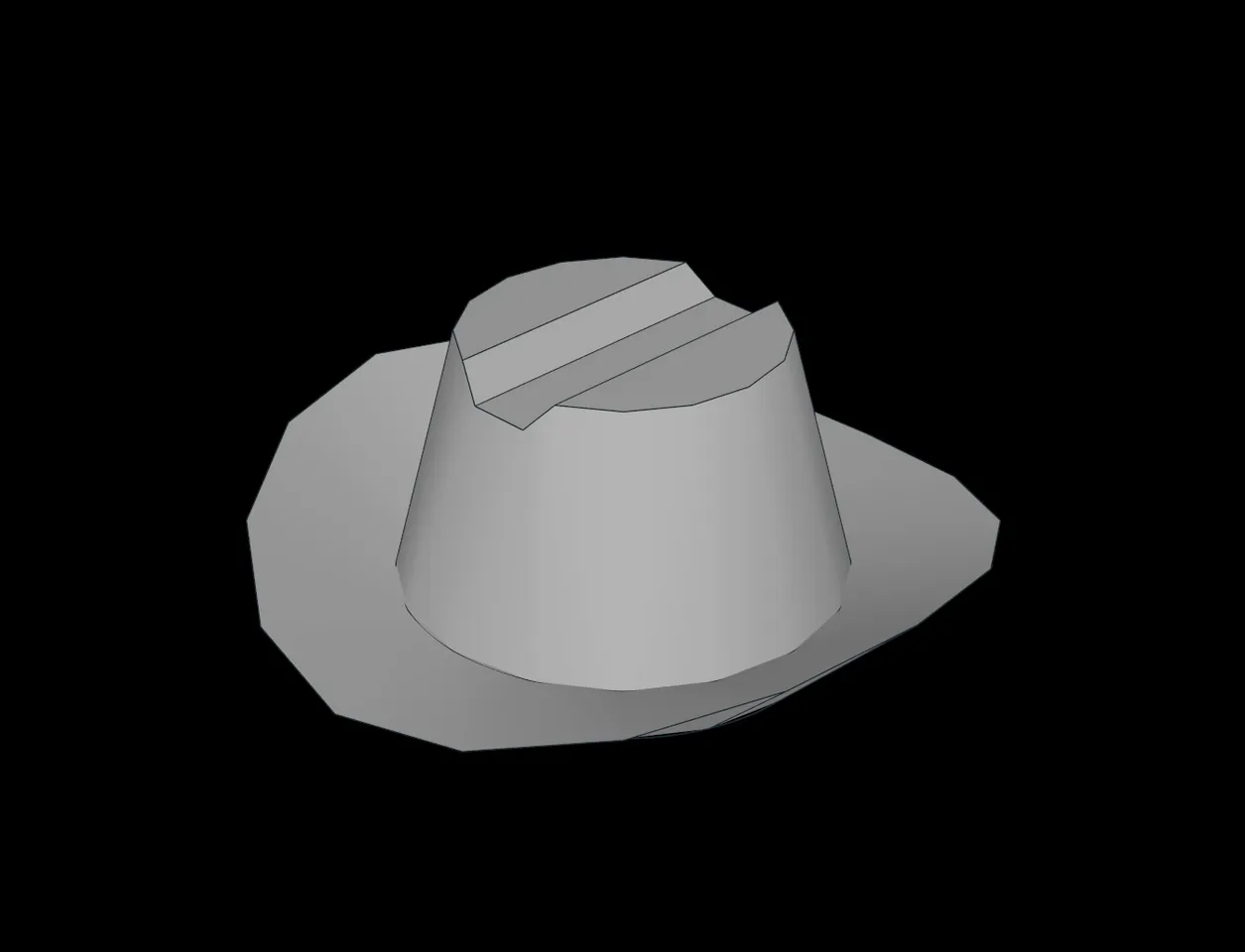 Lego Compatible (3629.dat) Minifig Hat Cowboy by thall72 | Download ...