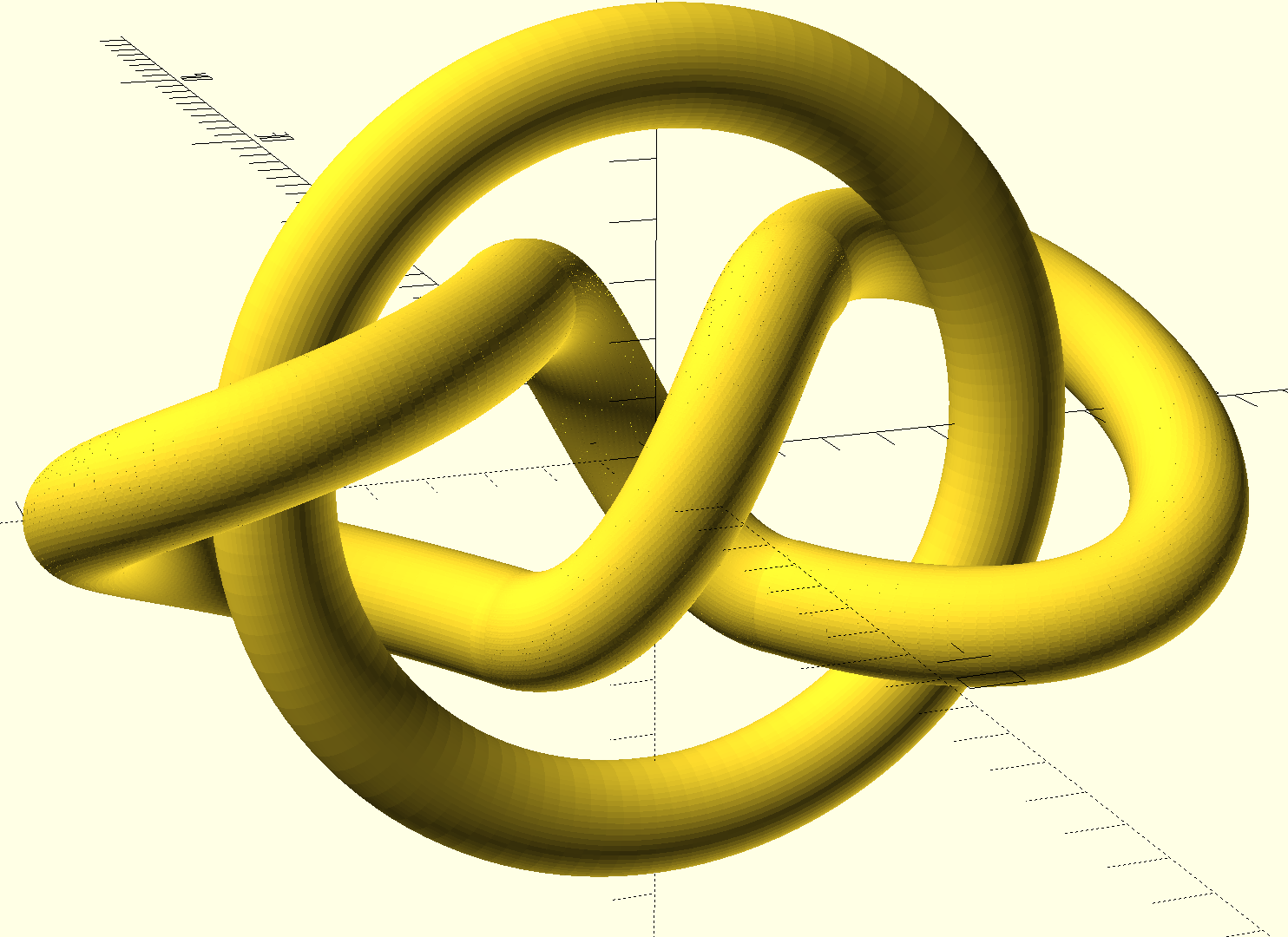 Parametric whitehead link by delooper | Download free STL model | Printables.com