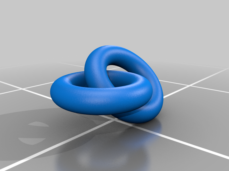 Hopf link (customizable) by delooper | Download free STL model ...