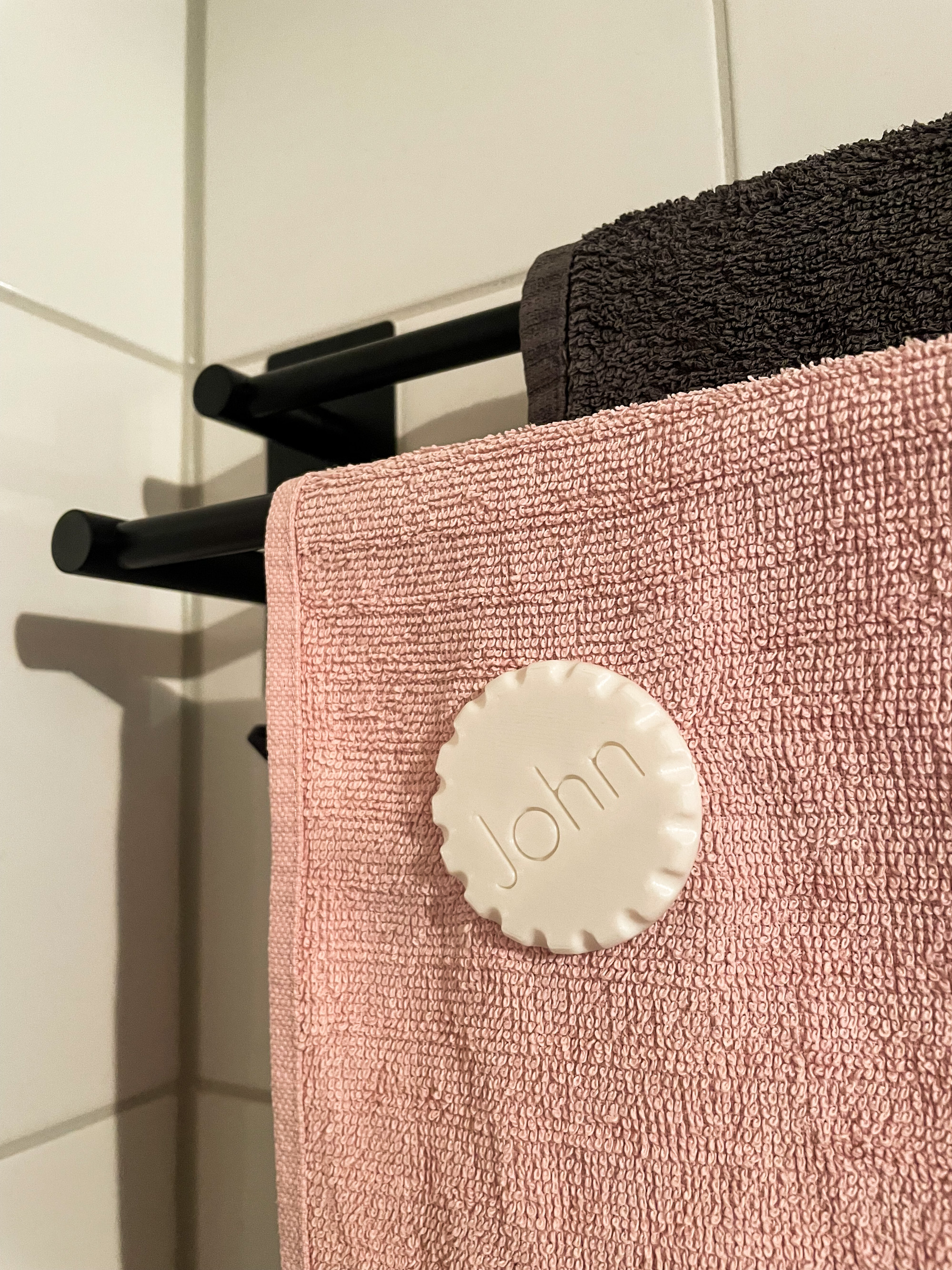 Towel-Clips with names by EmberWork | Download free STL model ...