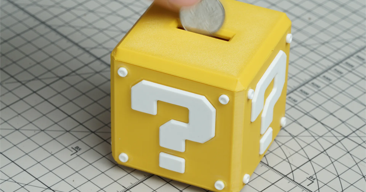 Super Mario Piggy bank /Money Bank by RedDot | Download free STL model ...