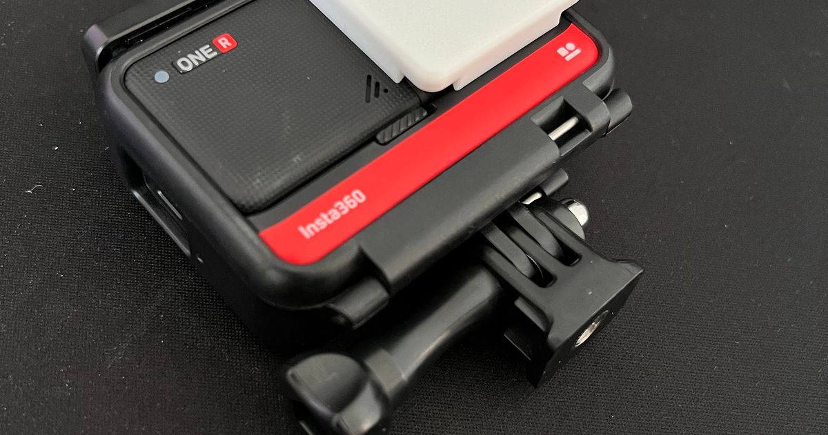 Insta 360 ONE R Wide Angle Lens Cover by ectoplasma | Download free STL ...