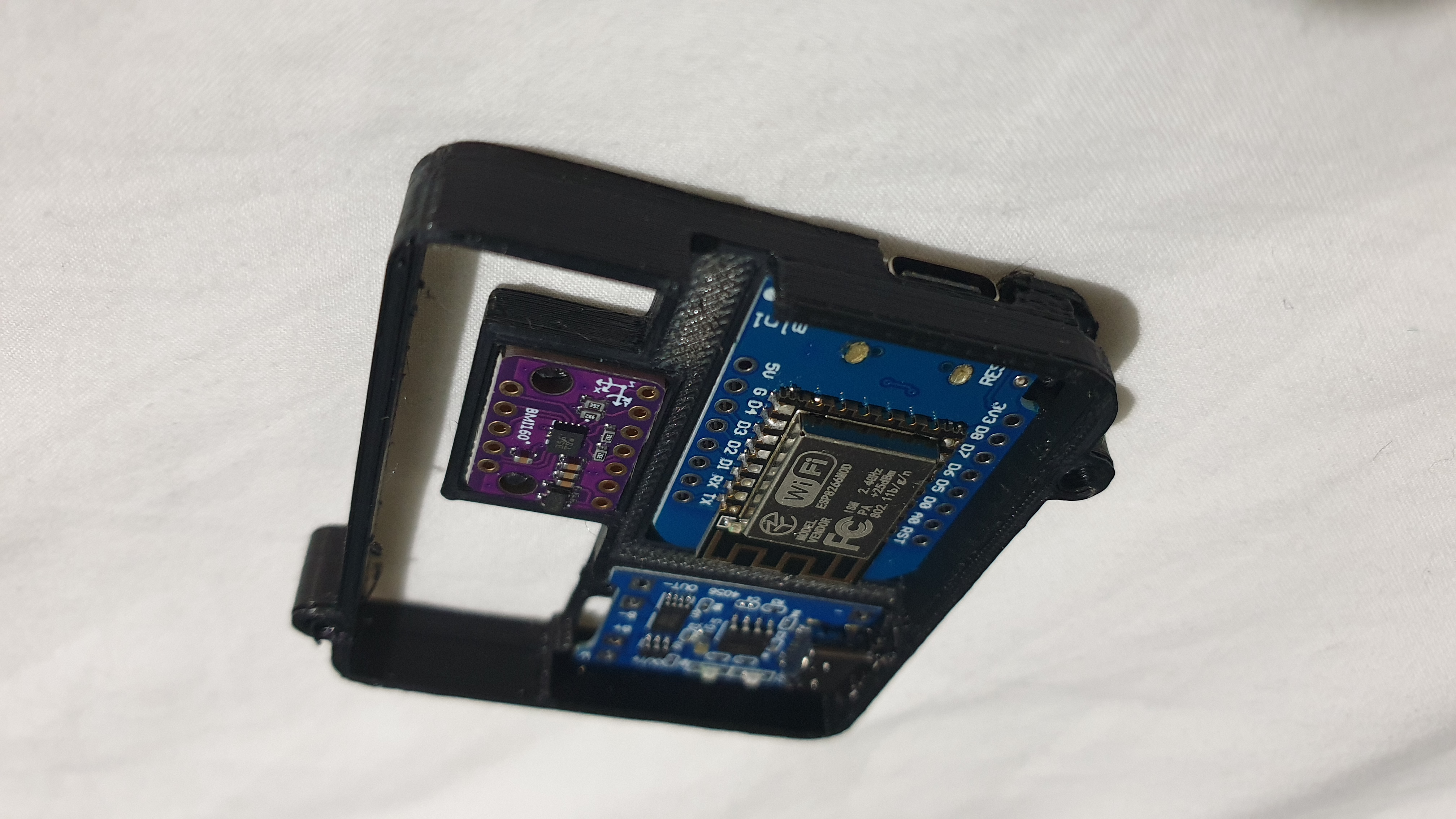 SlimeVR DIY Case - BM160 - Lolin Wemos D1 Mini V4 - TP4056 - 1800mAh ...