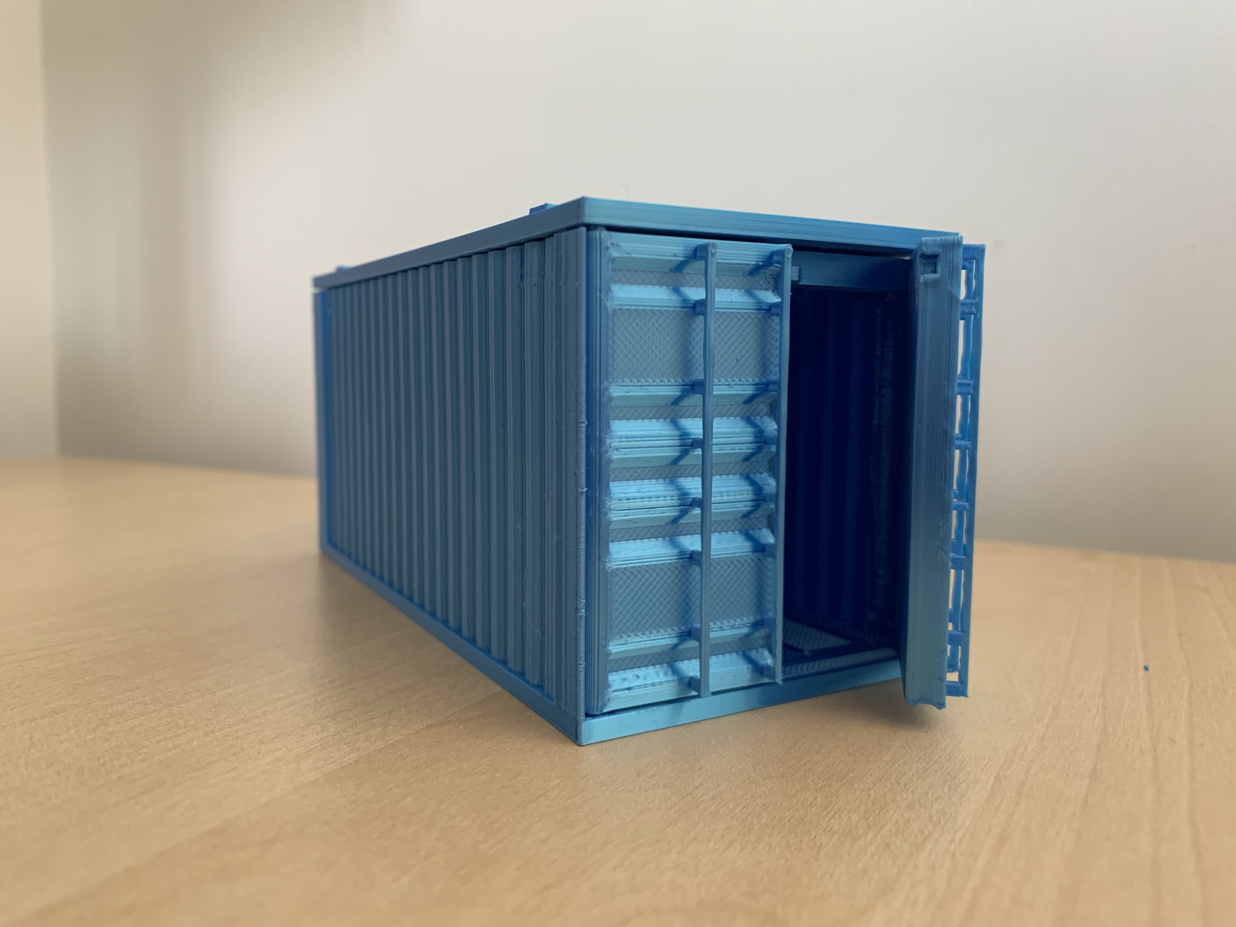 Sea Container v2.0 (Stackable, 1/43 scale) by Geddy | Download free STL model | Printables.com