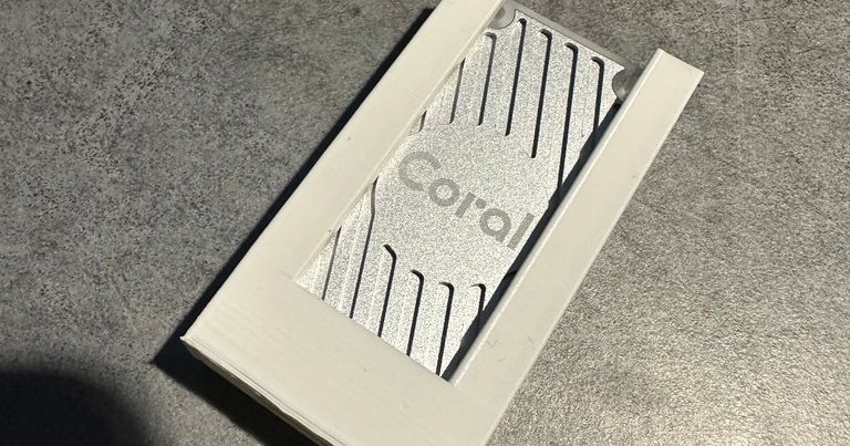 Coral TPU USB holder by Cyril Ed | Download free STL model | Printables.com