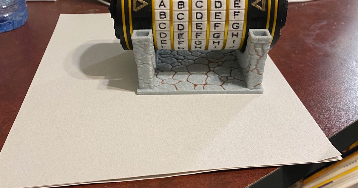 Stone cradle for Cees awesome Cryptex by Asus1357 | Download free STL ...