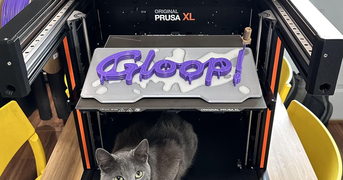 Gloop! "META" Logo by 3D Gloop! | Download free STL model | Printables.com