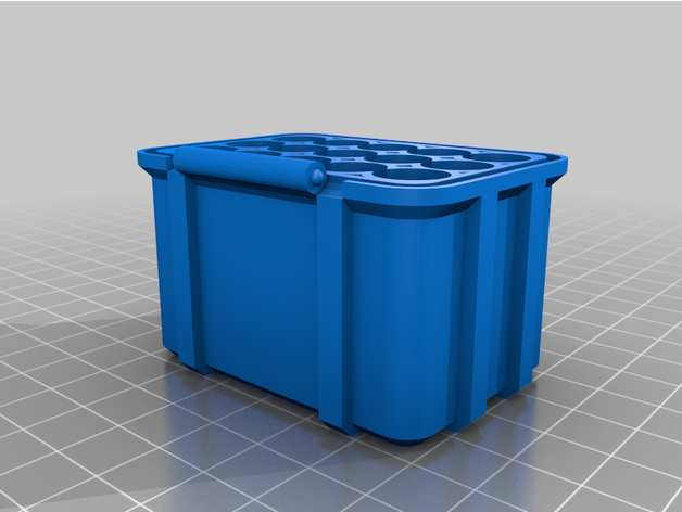AAA Battery Storage Box (fixed lock mechanism) by 3D Print Life ...