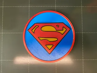 Superman Coasters by nerdyviews | Download free STL model | Printables.com