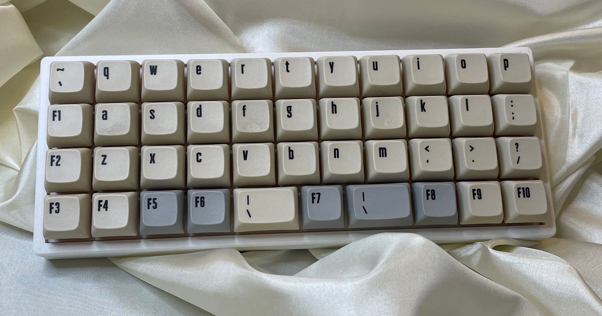 FITZ Keyboard Case by Tiny Boat | Download free STL model | Printables.com