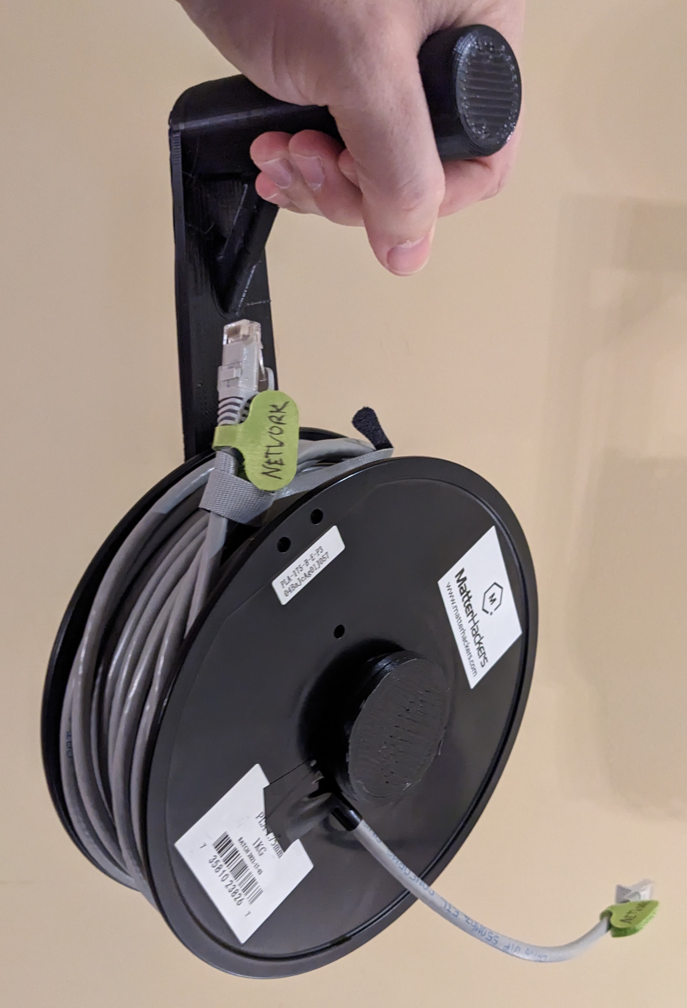 Filament Spool Handle by theMattBoard | Download free STL model ...